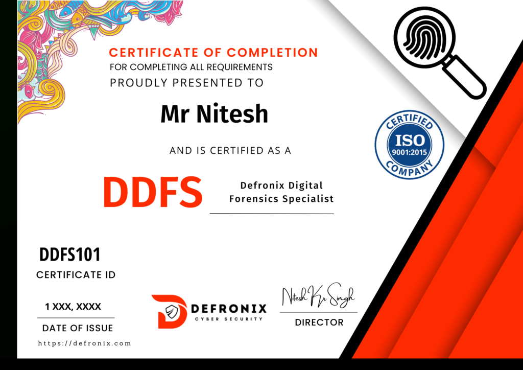 Digital Forensics Mastery Training – Defronix Cyber Security