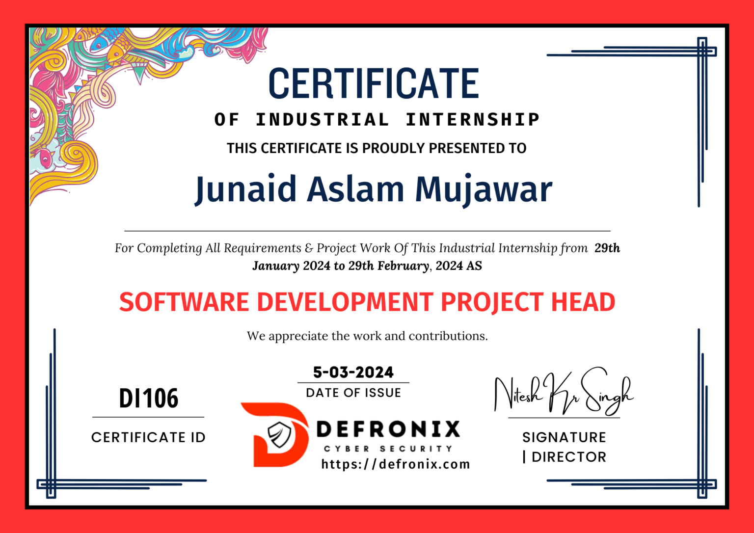 DCSP – Defronix Certified Security Professional (Diploma in ...