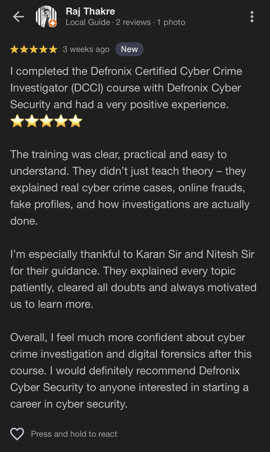 CYBER CRIME INVESTIGATOR – Defronix Cyber Security